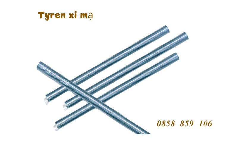 Tyren suốt hay thanh ren xi mạ treo trần